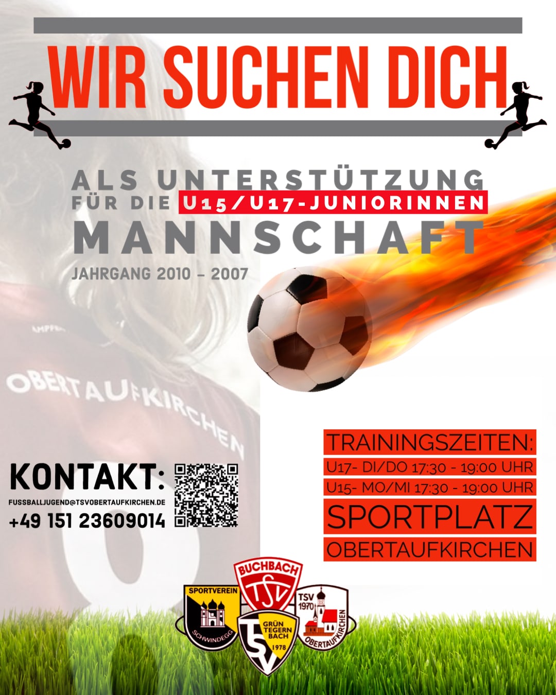 U15/U17-Juniorinnen suchen Verstärkung – TSV Buchbach | Rot-Weisse